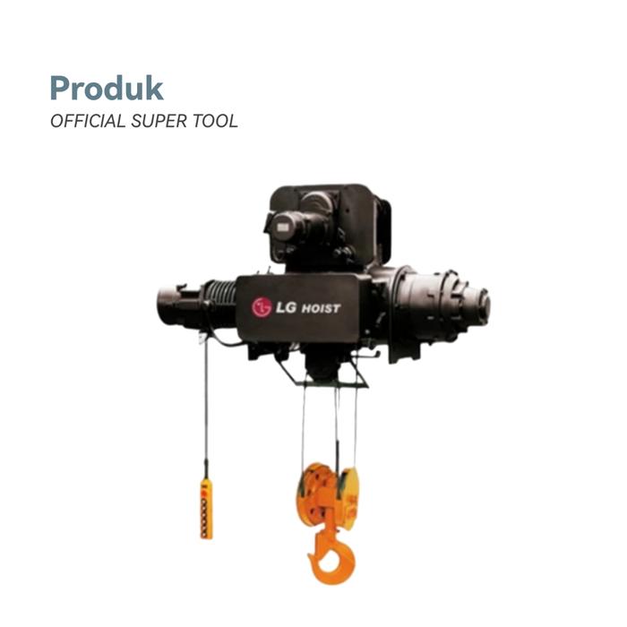 Jual Electric Wire Rope Hoist LG 7.5 Ton x 12 Meter Monorail Creep ...