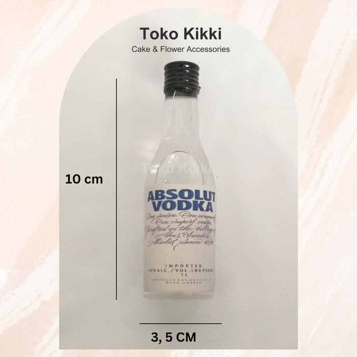 Jual Miniatur Botol Minuman / Botol Mainan - Vodka - Jakarta Barat ...