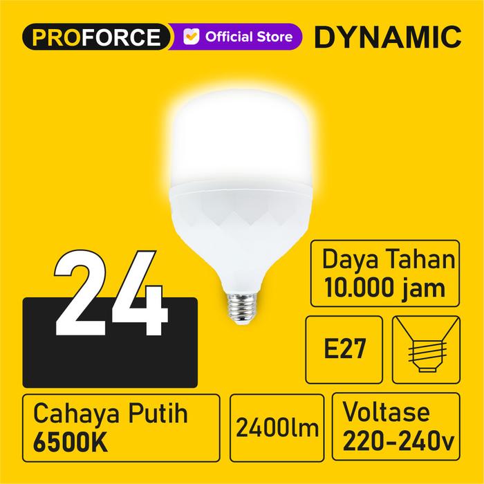 Promo Lampu Bohlam LED Proforce Dynamic 24 Watt 2400 Lumen - Jakarta ...
