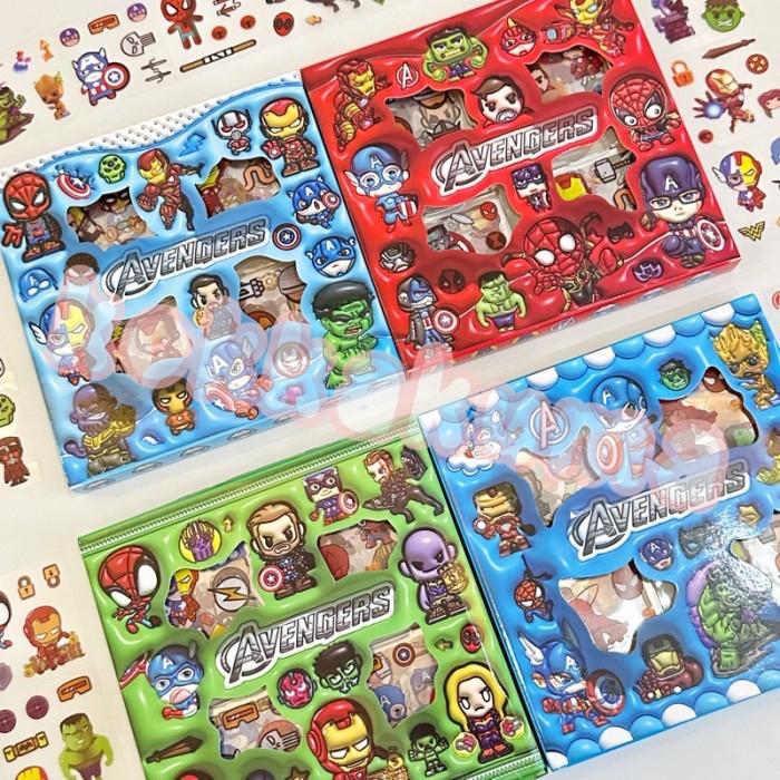 Jual Stiker Nono Momo Karakter Super Hero 100 lembar DIY Avengerss ...