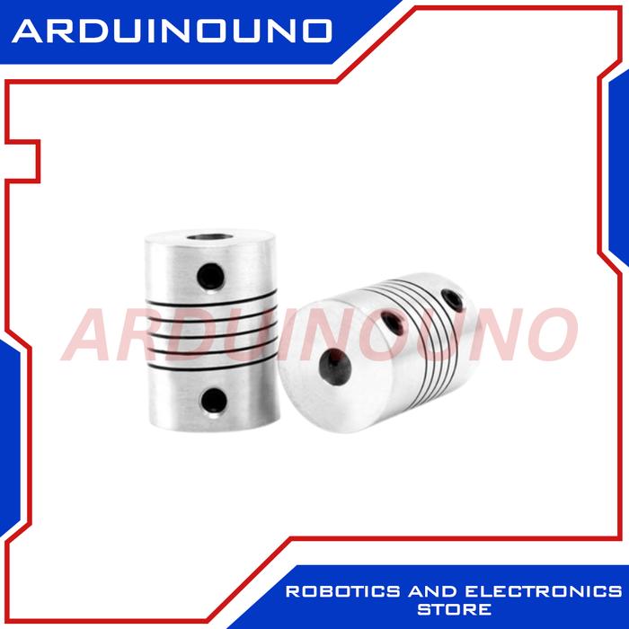 Jual Flexible Shaft 8x12 mm Coupling CNC Motor Coupler 8mm to 12mm ...