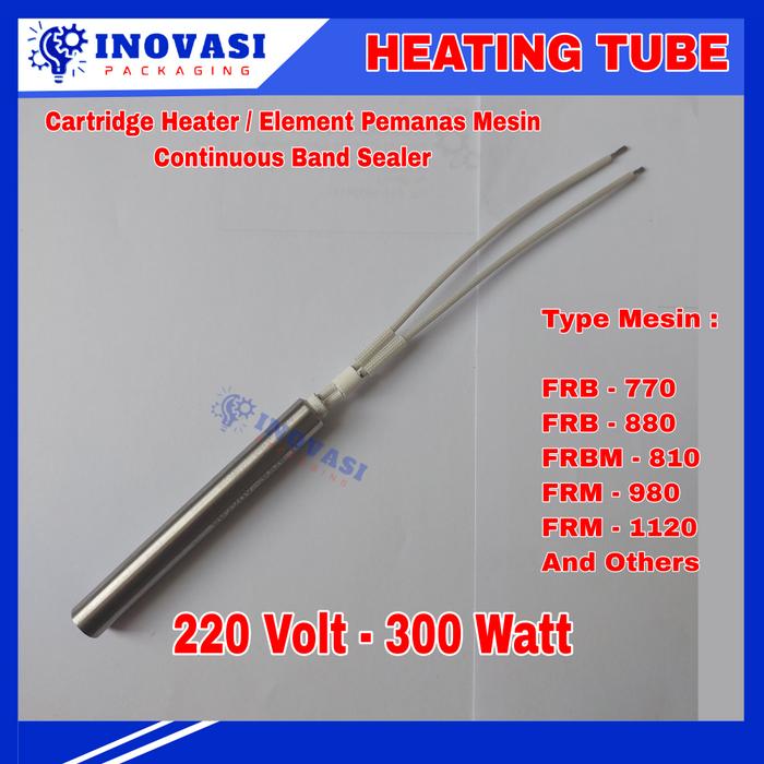 Jual Cartridge Heater Tube Element Pemanas Continuous Sealer FRB-Series ...