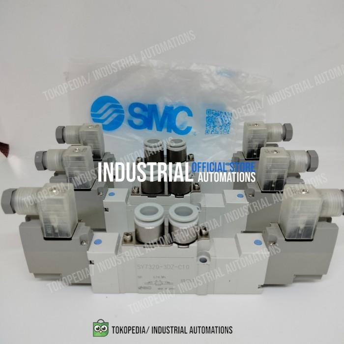 Jual SMC SY7320-4DZD-C10 (220V AC) 5 Port Solenoid Valve Series SY7000 ...
