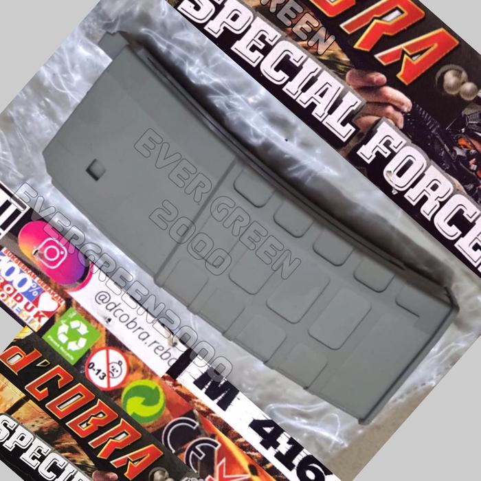 Jual Mag Magazine M416 Dcobra SF Special Forces 416 ( Material ABS Grey ...