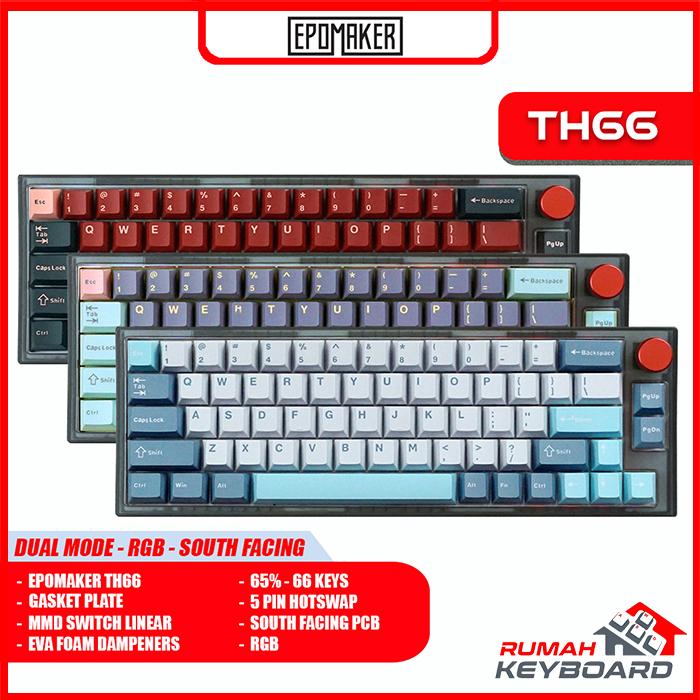 Jual Mechanical Keyboard - Epomaker Th66 Pro - 65% - Gasket - South ...