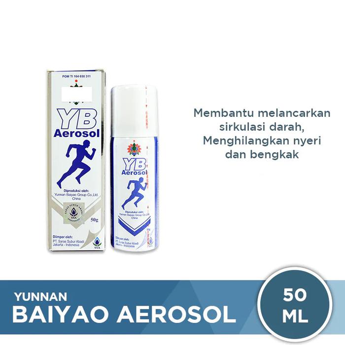 Jual semprot bengkak YUNNAN BAIYAO AEROSOL YB spray otot sendi shirudo ...