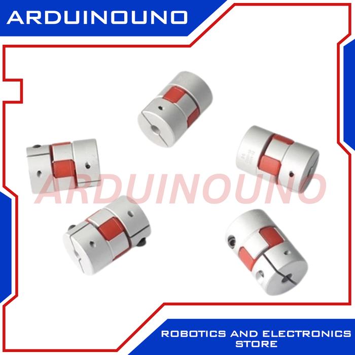 Jual Sleeve Flexible Shaft 8x12 mm Coupling Motor Coupler D25L30 CNC ...