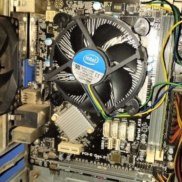 Jual MOBO H61H2-MV LGA 1155 RAM 4GB COOLER FAN PROCI I3 GEN 2 SERI 2100 ...