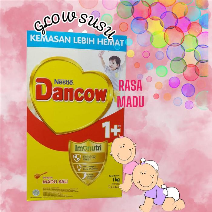 Jual Dancow Tahap 1+Rasa Madu Berat 1000gram/ Susu Anak Dancow 1+ Berat ...