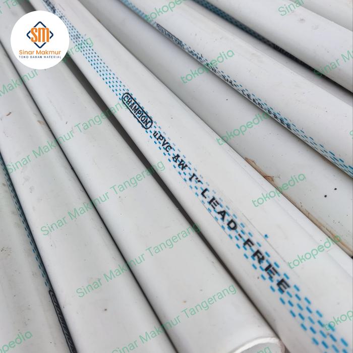 Jual Pipa PVC 1 Inch Champion AW per Meter MURAH mirip Rucika - Kab ...