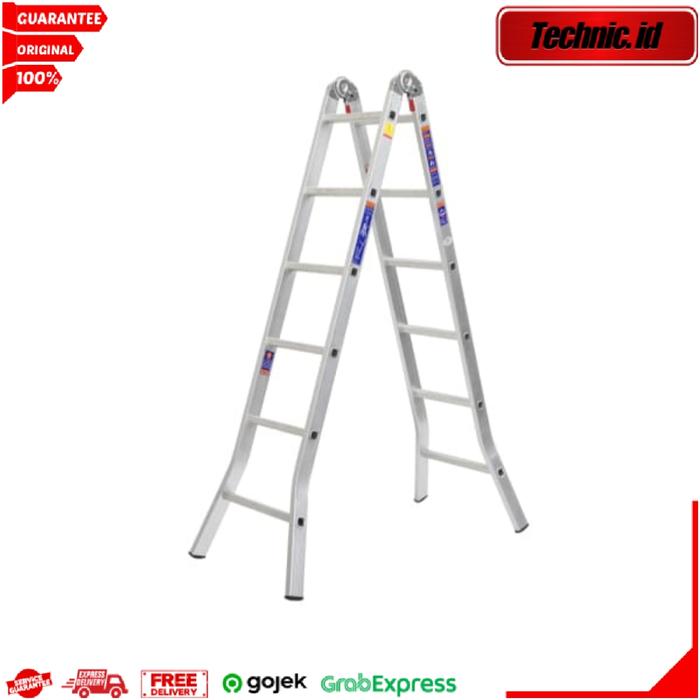 Jual Tangga Lipat Dan Multifungsi Fixsteps Two Joint 6 Step Aluminium ...