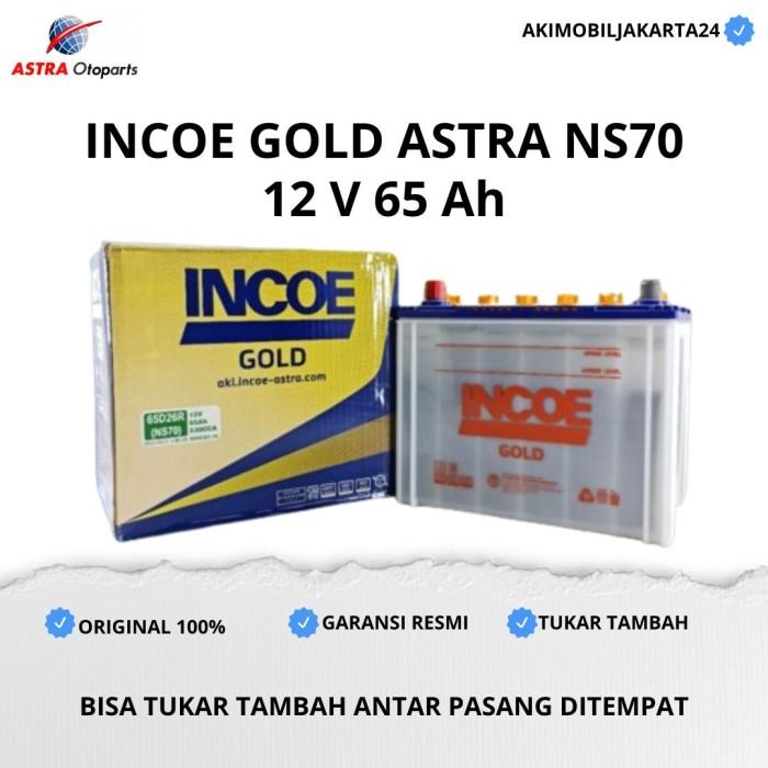 Jual Aki INCOE GOLD Astra Ns70 Aki Basah 12V / 65Ah LGX PANTHER GALANT ...
