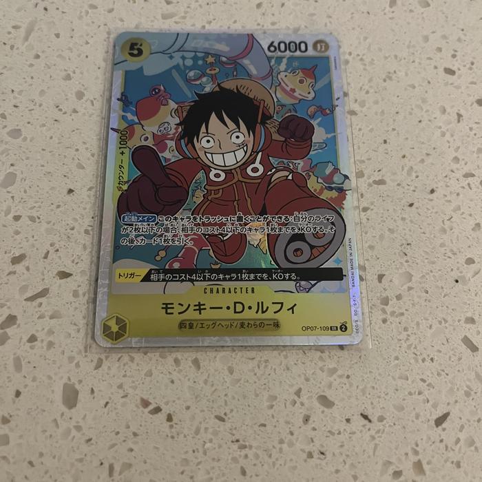 Jual Monkey D luffy SR OP07 109 One Piece TCG Card - Kota Tangerang ...