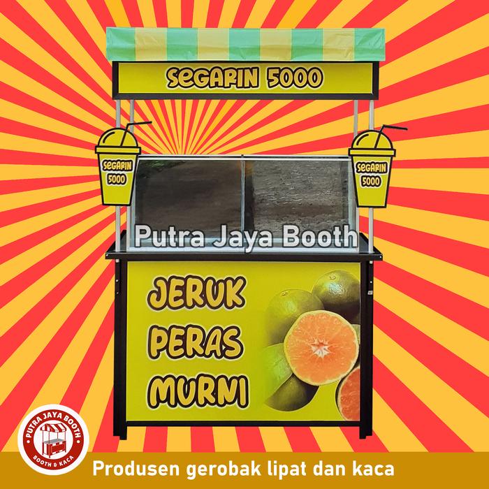 Jual Booth Portable Gerobak Portable branding ukuran P.120 L.60 T.80 ...