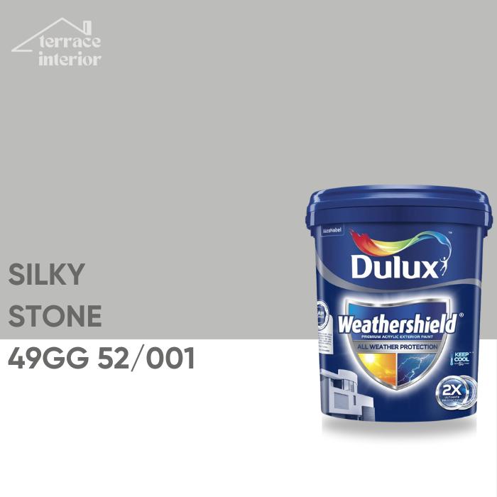 Jual Cat Tembok Dulux Weathershield Exterior 2.5L Abu Semi Gloss ...