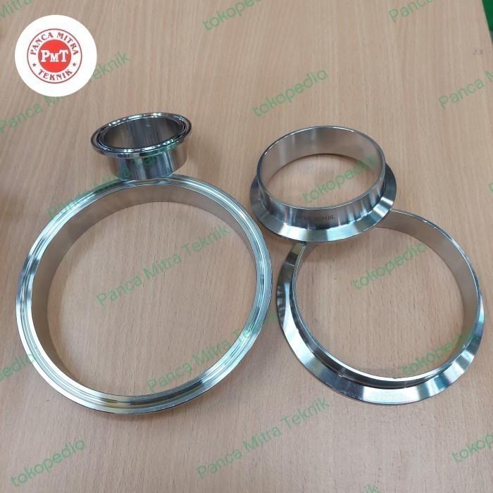 Jual Ferrule Sanitary 4" inch Stainless SS316L DN100 Foodgrade ...