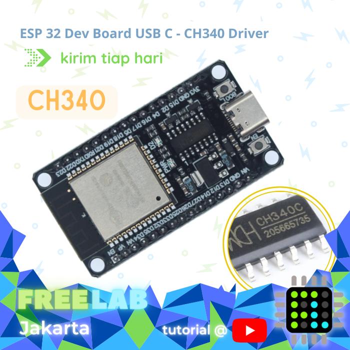 Jual ESP32 WROOM ESP 32 WiFi BLE Development Board dg Ardu IDE / VSCode ...