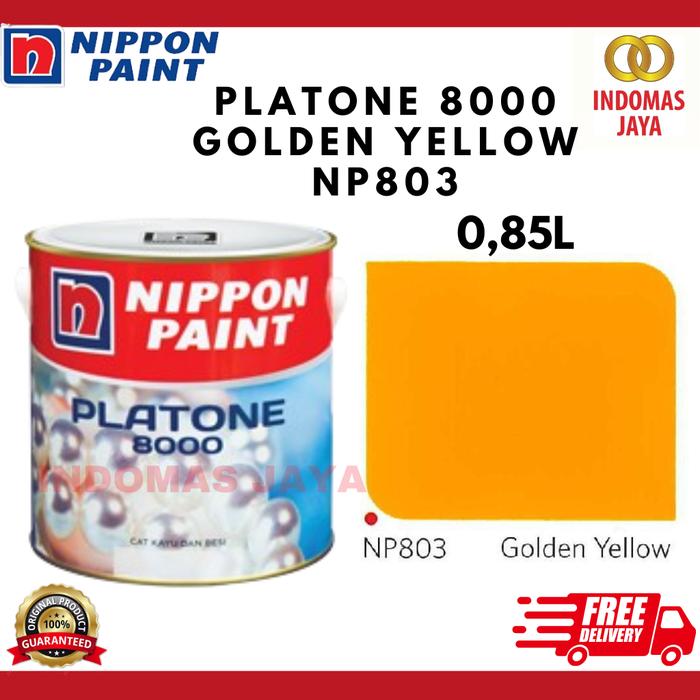 Jual NIPPON PAINT PLATONE 8000 GOLDEN YELLOW NP803 - Kota Pontianak ...