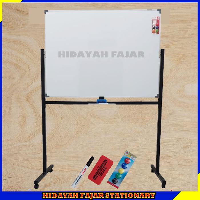 Promo papan tulis standing - whiteboard standing 90 x 120 - Standing ...