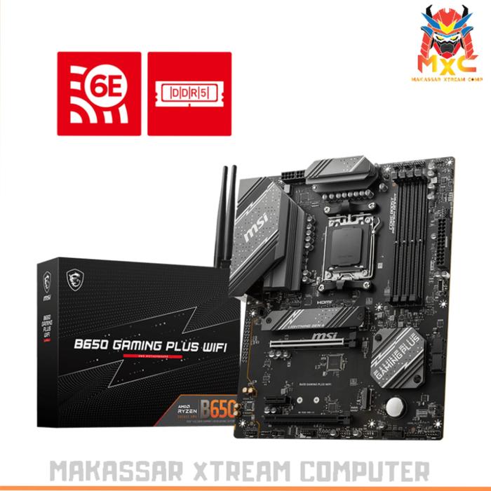 Jual MSI B650 GAMING PLUS WIFI | Motherboard AMD B650 AM5 DDR5 ATX - Kota Makassar - makassar ...