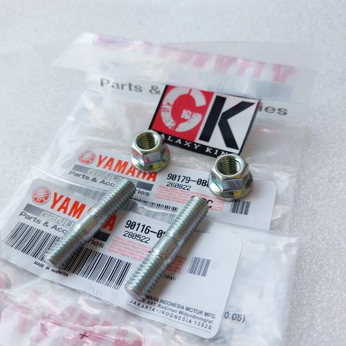 Jual baut mur tanam set knalpot aerox 155 nmax lama new jupiter mx ...