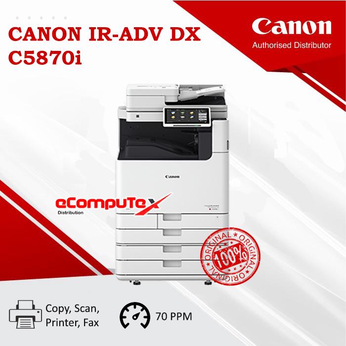 Jual Canon imageRunner ADV DX C5870i / iR-ADV DX C5870i Fotocopy Colour ...