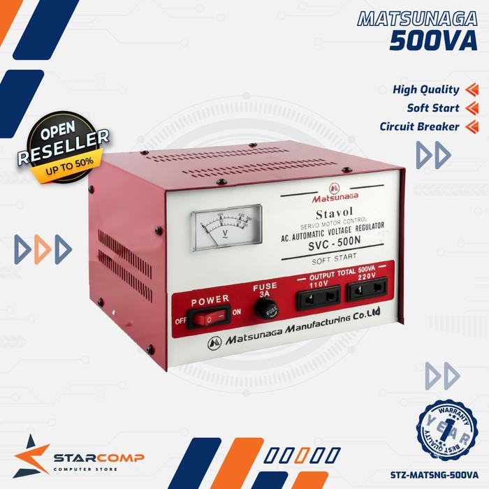 Jual Stavolt MATSUNAGA 500VA Stabilizer Komputer - Kab. Sleman ...