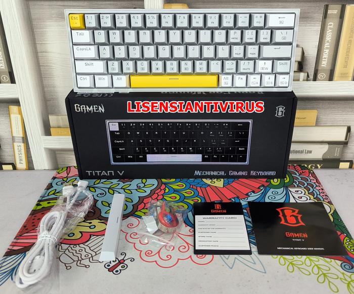 Jual Keyboard Mechanical Gamen Titan V Titan 5 60% RGB Mechanical ...