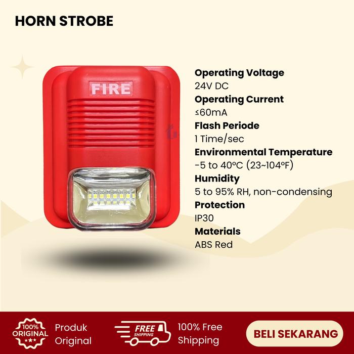 Jual Fire Alarm Horn Strobe / Fire Alarm Siren - Kab. Bogor - PD ...