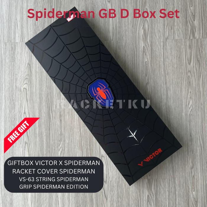 Jual RAKET VICTOR X SPIDERMAN GB D BOX ORIGINAL LIMITED EDITION TERBARU ...