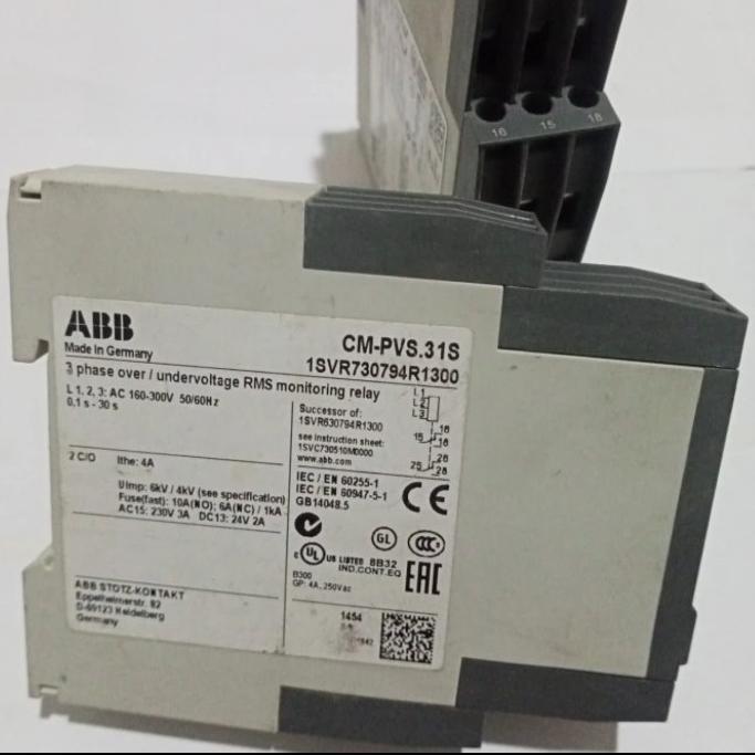 Jual ABB CM-PVS Over/Undervoltage RMS Monitoring Relay 3phase ABB - Kota Surabaya - indo panel ...