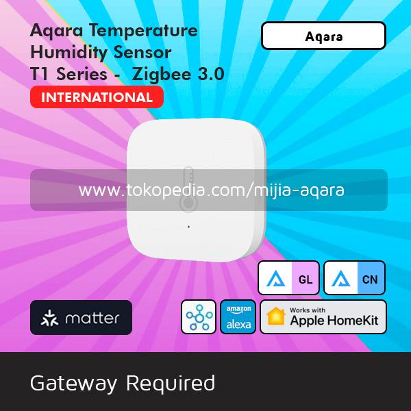 Jual Aqara Temperature Humidity T1 Sensor Homekit - Zigbee International - Kota Semarang - Mijia ...