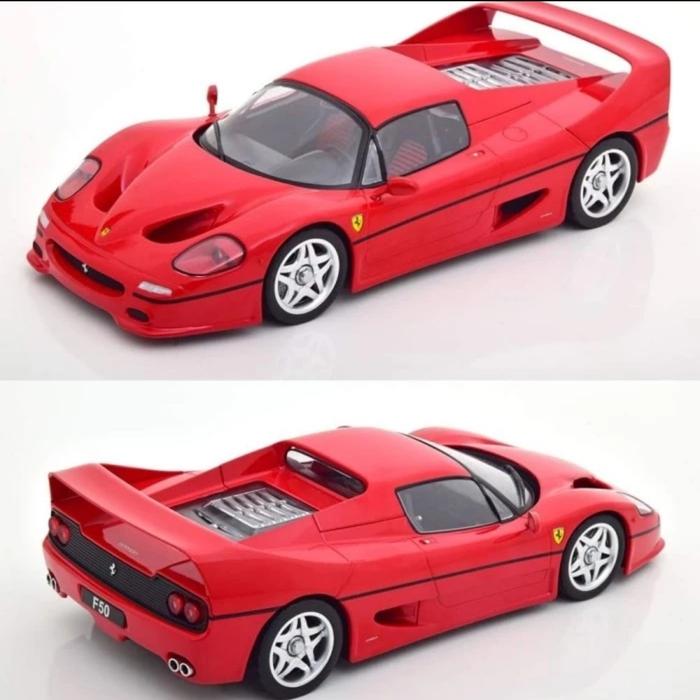 Jual 1/18 KK SCALE FERRARI F50 RED DIECAST NOT HOTWHEELS BBR GT SPIRIT ...