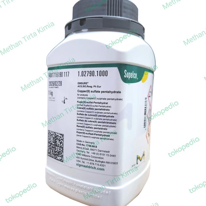 Jual copper ii sulfate pentahydrate merck || copper ii sulfate merck ...