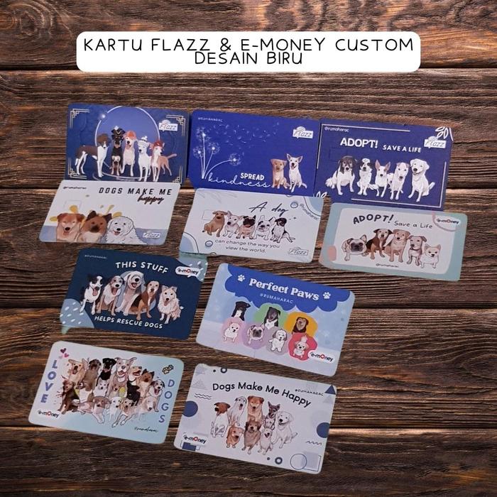 Jual [Custom PO] Part 1 - Kartu Flazz Gen 2 eMoney All About Blue ...