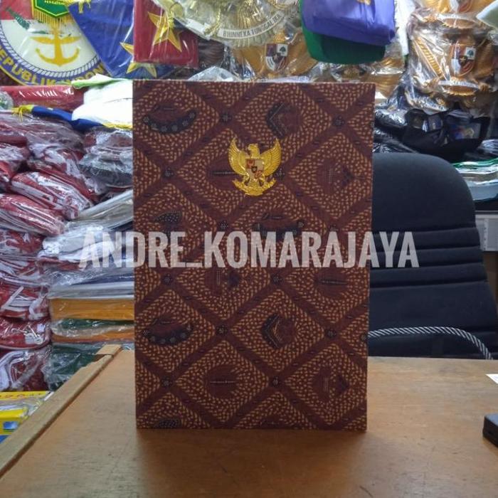 Jual PZ map batik garuda coating mewah map kantor map sekolah - - Motif ...