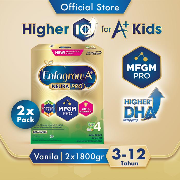 Promo Enfagrow A+ 4 Susu Formula Vanila 1800g x 2 Cicil 0% 3x - - Enfagrow Official Store ...