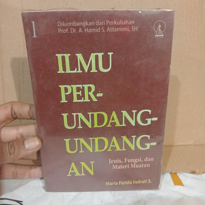 Jual ilmu perundang undangan maria farida indrati buku 1 - Jakarta ...