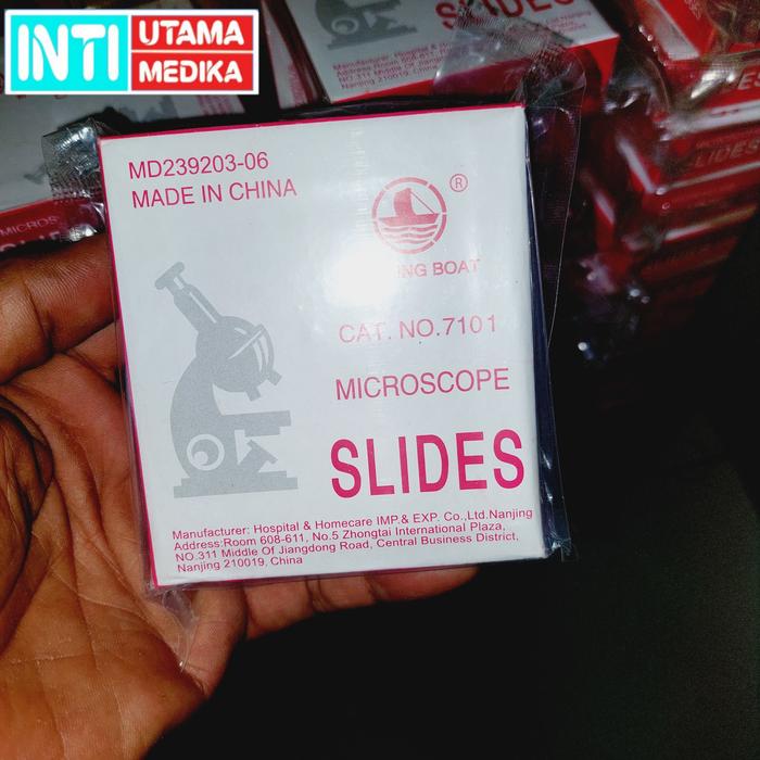 Jual Objek Glass 7101 Kaca Mikroskop Microscope Slides Kaca Priparant ...
