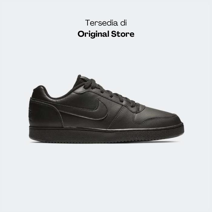 Jual Sepatu Sneakers Pria Nike Ebernon Low All Black AQ1775-003 Men ...