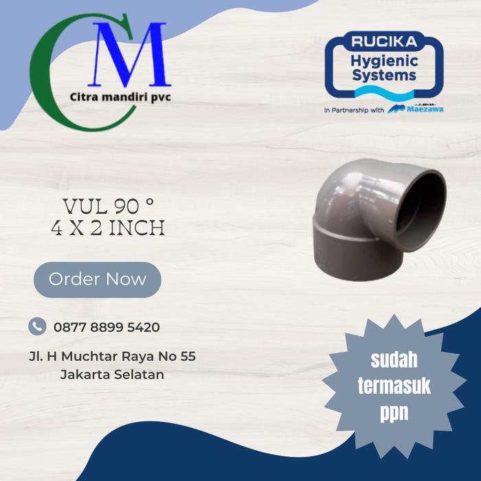 Jual Fitting PVC - Knie 4 X 2 - Elbow Increaser 90 - VUL - Jakarta Selatan - Citra Mandiri PVC ...