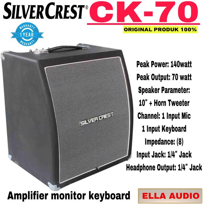 Jual Silver Crest Ampli Keyboard CK70 Monitor Keyboard Silvercrest CK ...