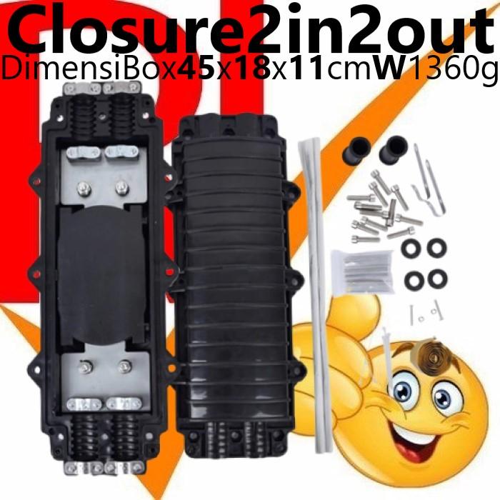 Jual Splice Closure Joint Box 48-96 Core FO 48c 96c Horizontal/In Line ...