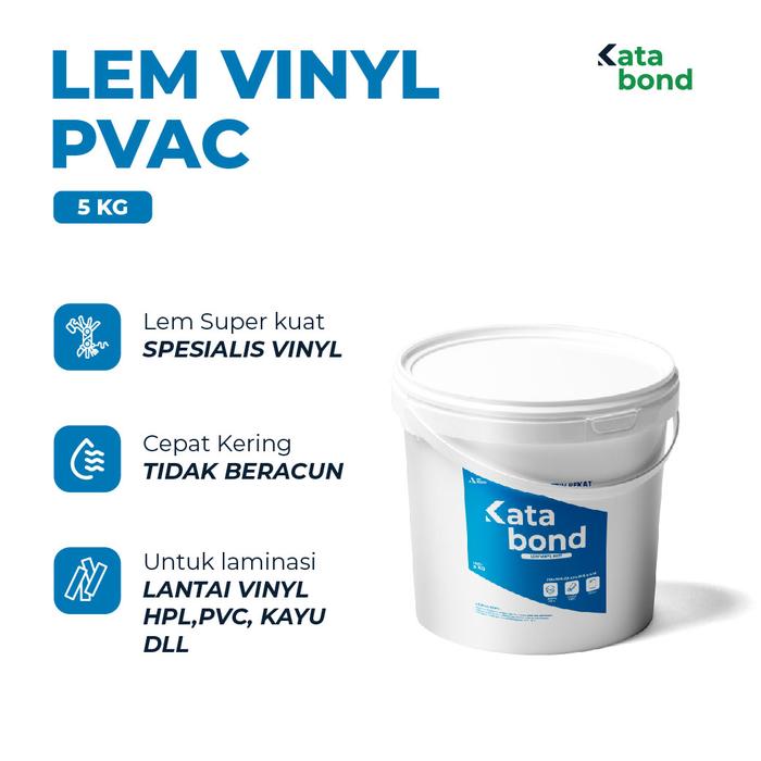 Jual Lem Putih, Lem Lantai Vinyl Katabond 8817 Pail 5 KG - Kab ...