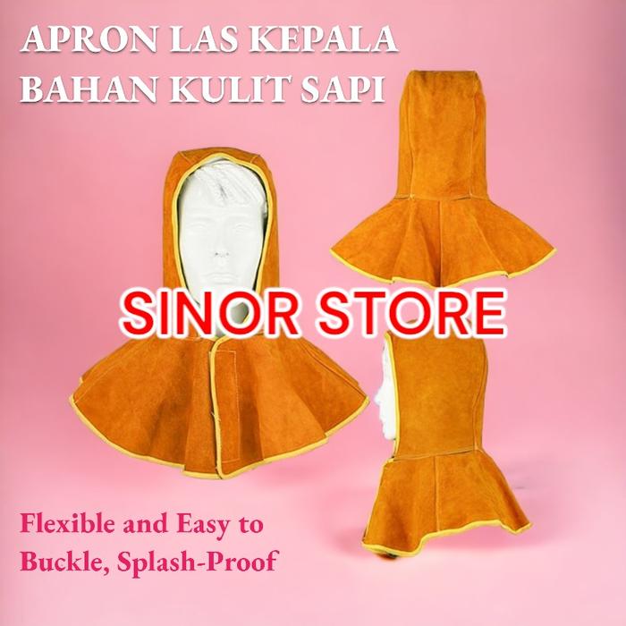 Jual Apron Las Kulit Sapi Warna Cokelat - KEPALA, AGNIS APRON - Kab ...