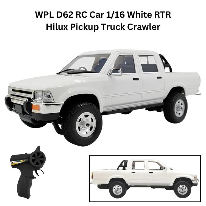 Jual RC Car Pickup Truck WPL D62 skala 1/16 Full Propo RTR / Mobil Hilux - Jakarta Barat ...