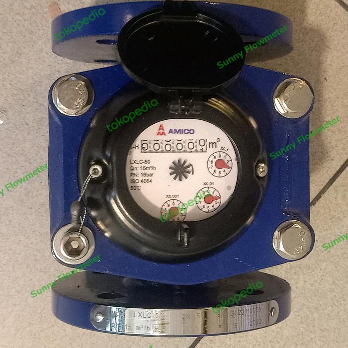Jual Meteran air 2 inch DN 50mm / Water meter 2 inch / Flowmeter amico ...