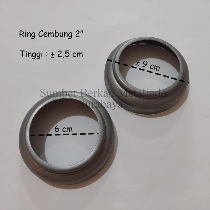 Jual Ring Cembung / Ring Pipa Ukuran 2" - Ornamen Pagar, Tangga dll ...
