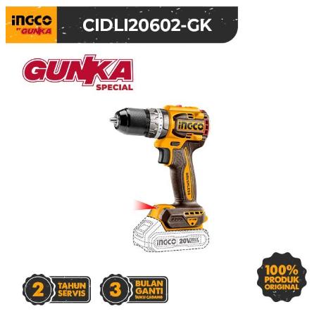 Promo Mesin Bor Besi Beton Brushless Impact Drill INGCO CIDLI20602 UNIT ...