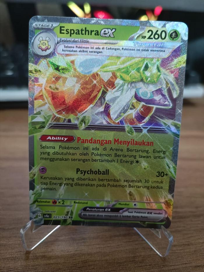 Jual Espathra ex SV4a 023/190 RR Kartu Pokemon TCG Indonesia - Jakarta ...